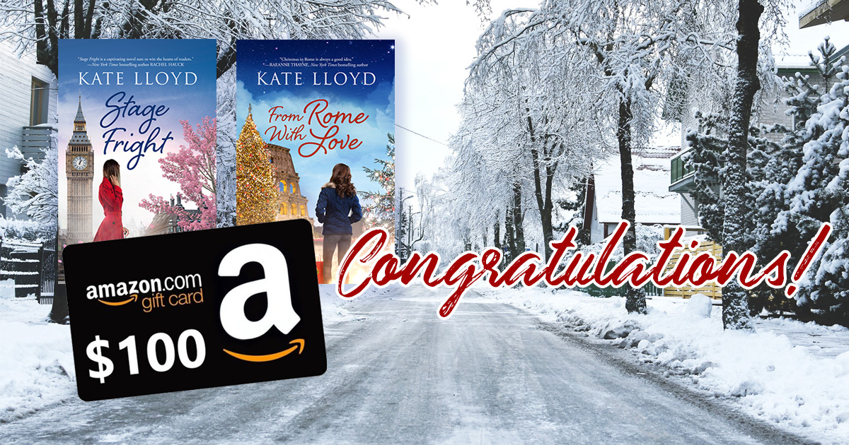 Congratulations and Kate’s Snow Day Pics | Kate Lloyd, Author